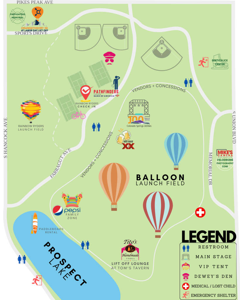 Event Map - Labor Day Lift Off